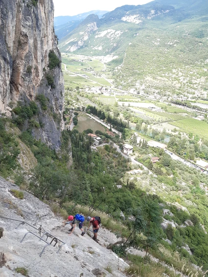 Easy Via Ferrata Colodri in Arco on Lake Garda - NowMyPlace