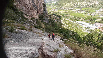 Easy Via Ferrata Colodri in Arco on Lake Garda - NowMyPlace